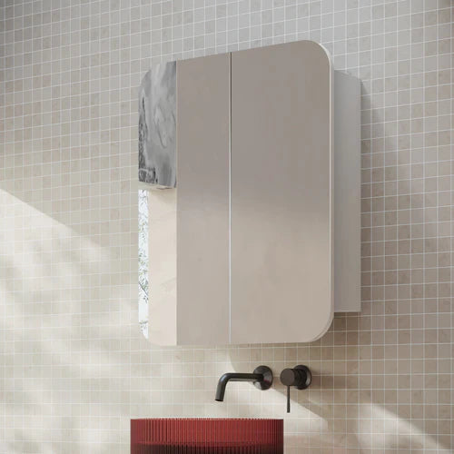 Cassa Design Rec 600 x 750 Shaving Cabinet - Matte White Interior — The ...