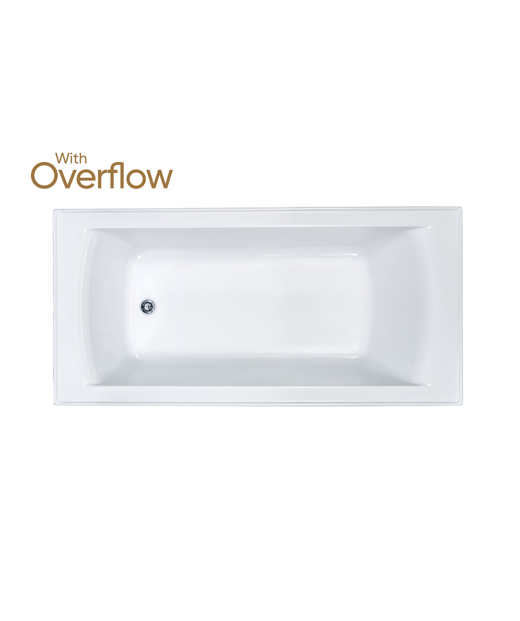 Seima Syros 103 (Select) inset bath – with overflow premium and Pop-ou ...